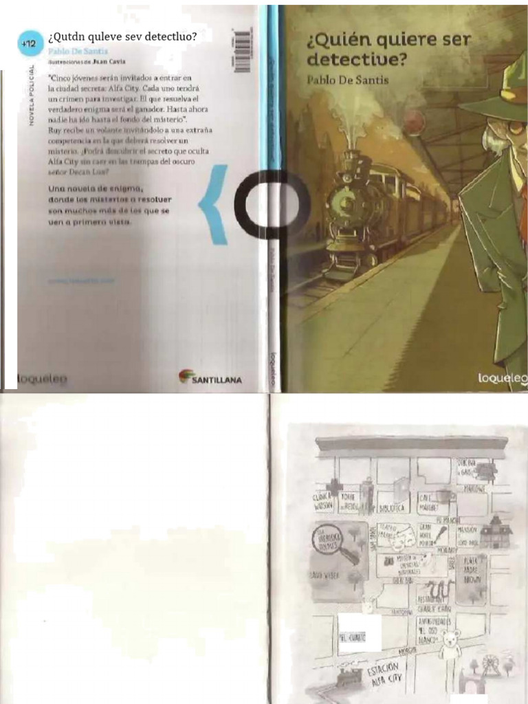 Quien Quiere Ser Detective Pablo de Santis | PDF