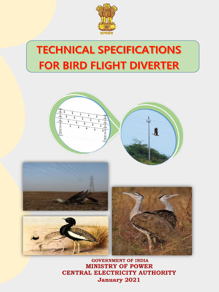 Technical Specifications For Bird Flight Diverter | PDF | Structural ...