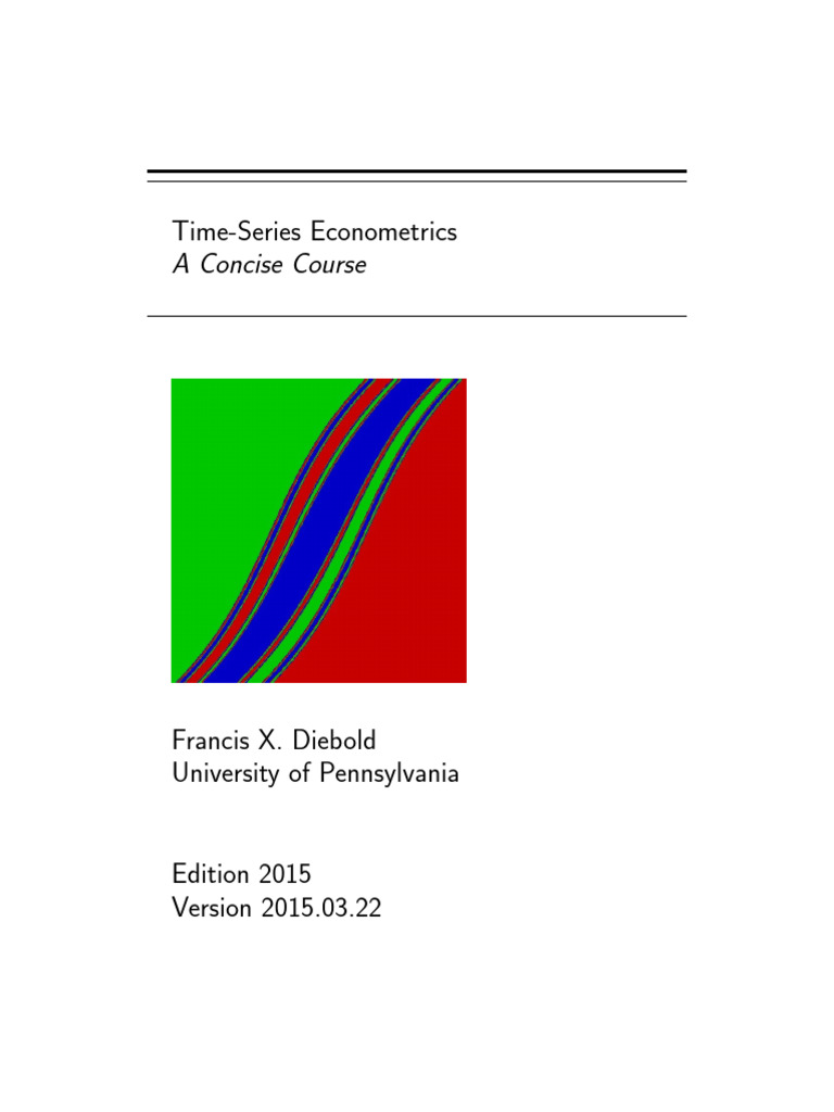 Dokumen Pub Time Series Econometrics J 6726102 Pdf Statistical