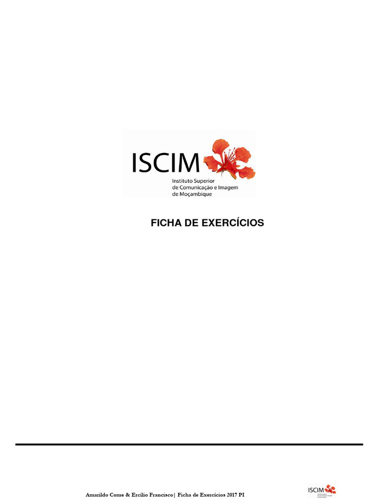 Ficha de Exercicios Java - Completa | PDF | Matriz (Matemática) | Triângulo