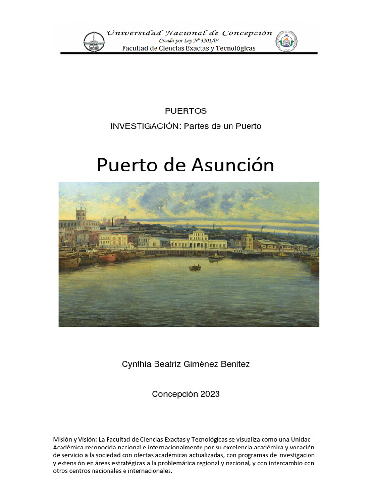 Puerto de Asunción | PDF | Fundación (Ingeniería)