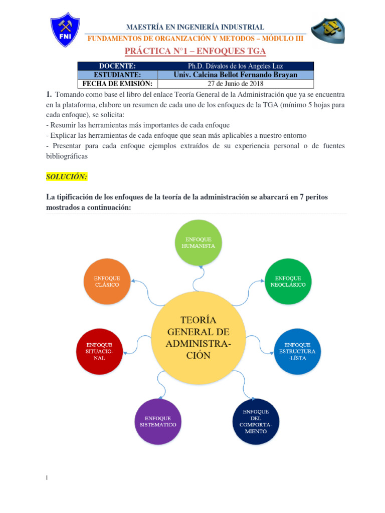 Enfoques Tga | PDF | Axiología | Motivación