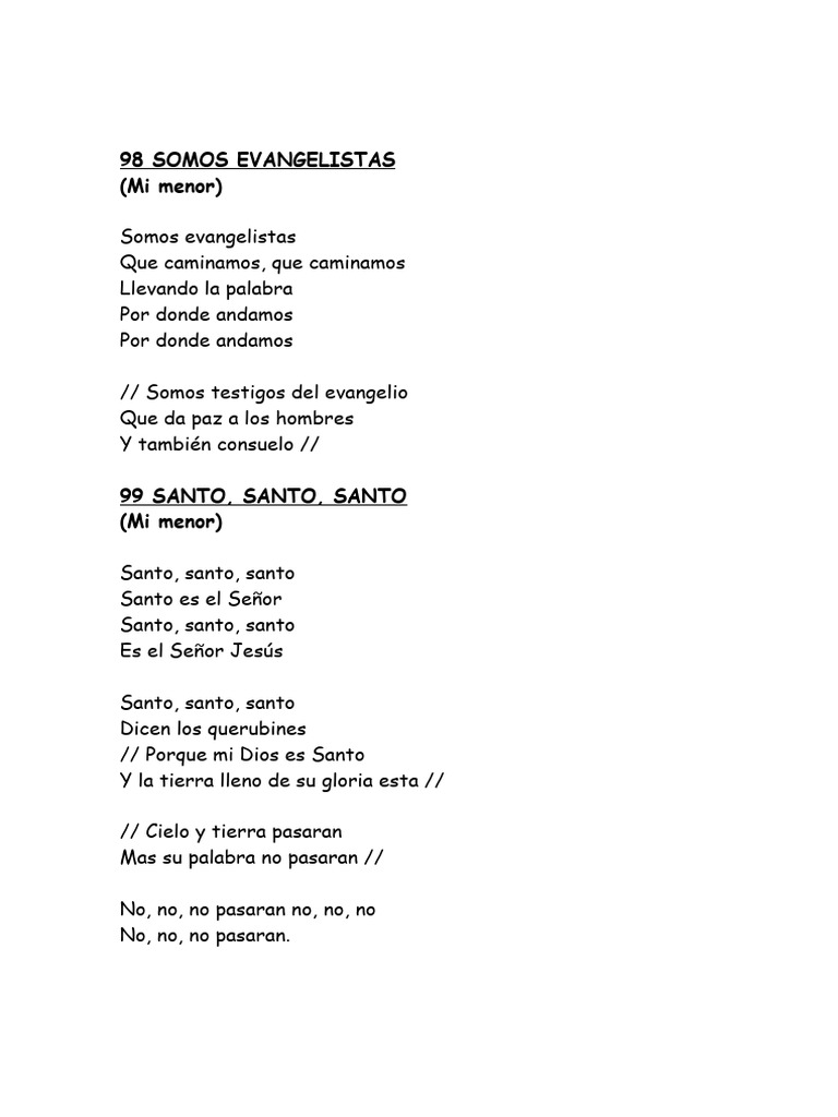 Coritos Digitalizado | PDF | Cristo (título) | Jesús