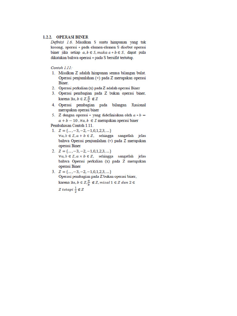 Materi Pertemuan Ke 2 Teori Grup | PDF