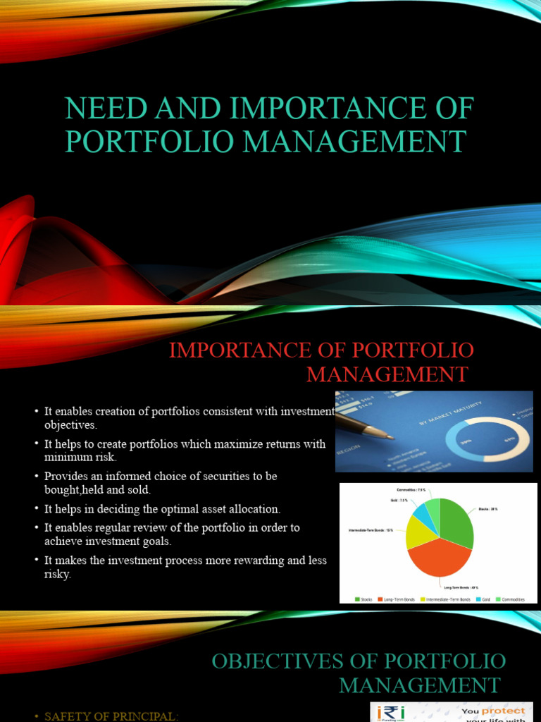 Need and Importance of Portfolio Management | PDF
