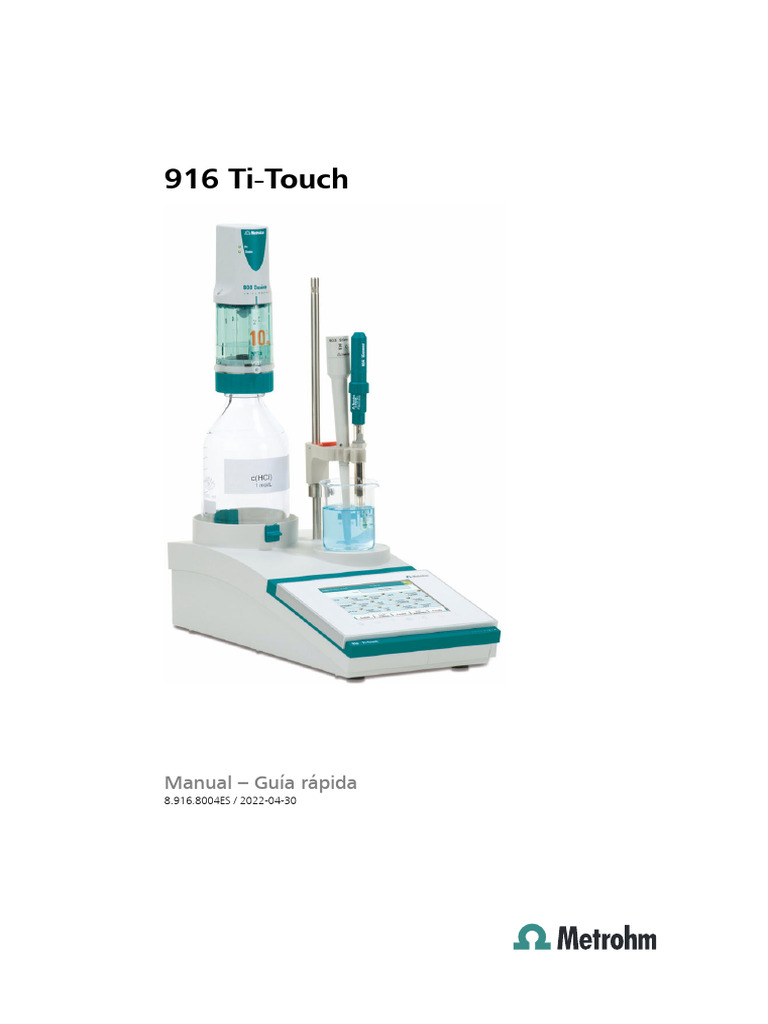 Manual Ti Touch 916 | PDF | USB | Conector eléctrico