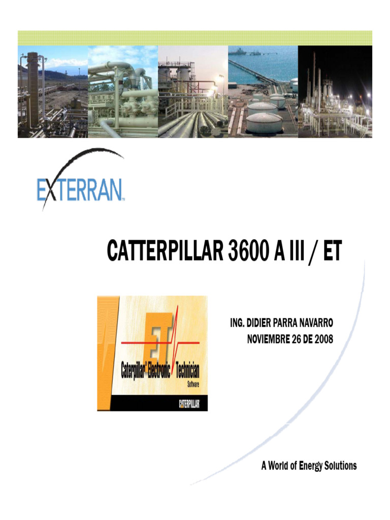 CATERPILLAR ET 3600 5 (Modo de Compatibilidad) | PDF