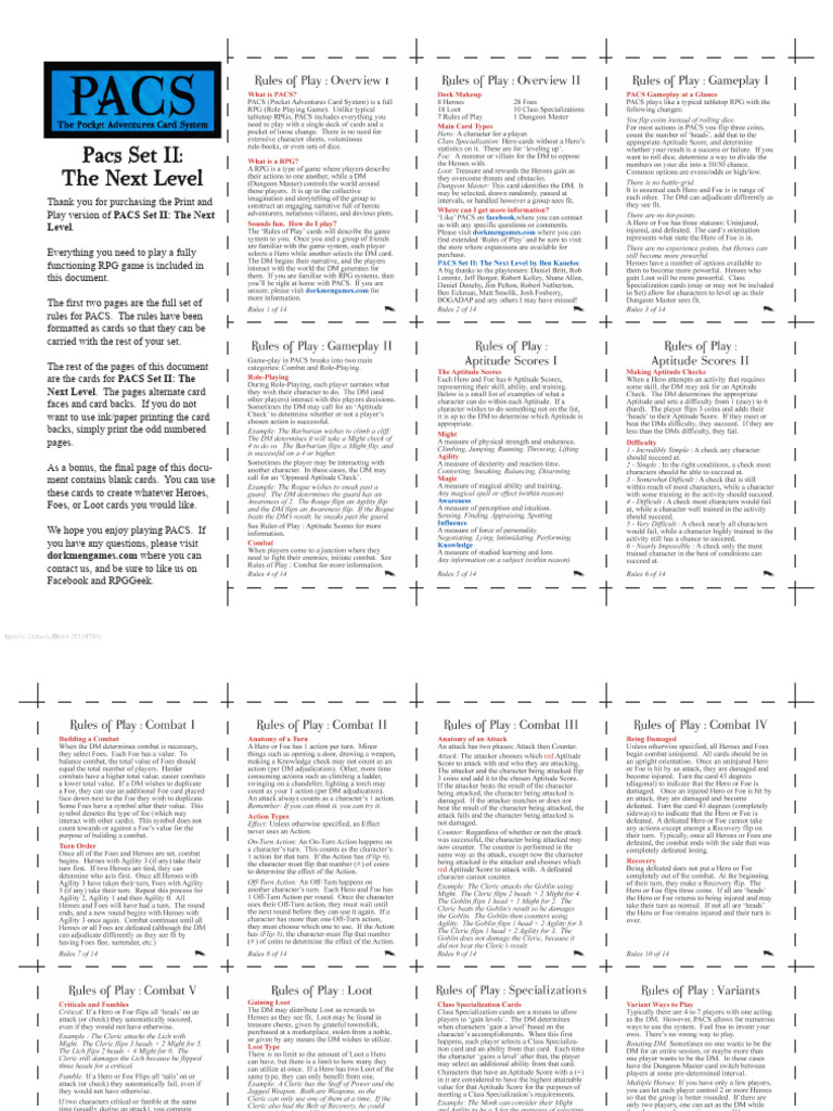 PACS Set 2 - Print and Play 10-26-13 | PDF