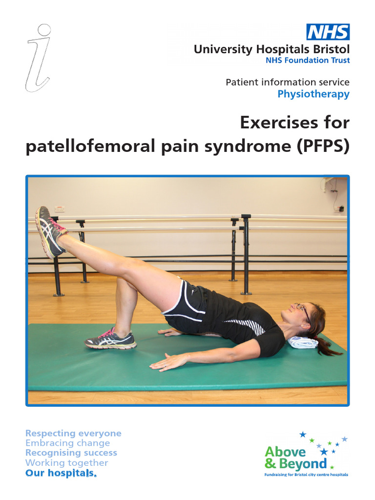 PFPS Rehabilitation Exercise Guide | PDF | Foot | Pelvis