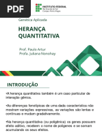 Entendendo a Herança Multifatorial | PDF | Alelo | Herdabilidade