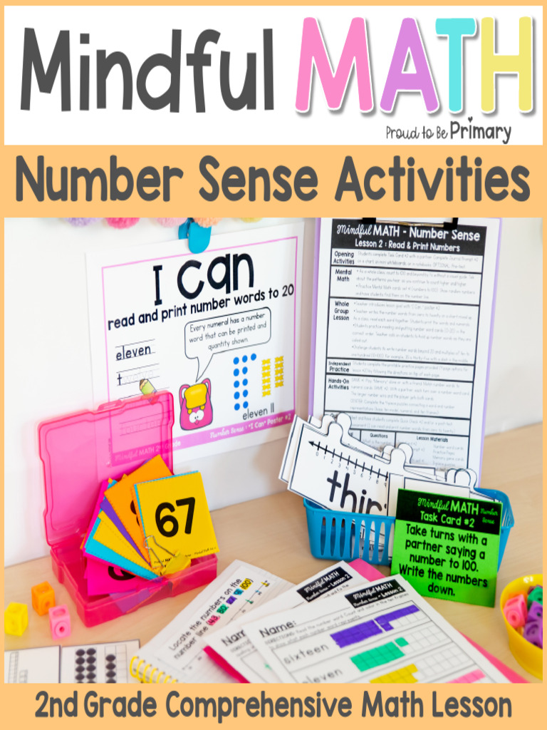 Number Sense Activities: 2nd Grade Comprehensive Math Lesson | PDF ...