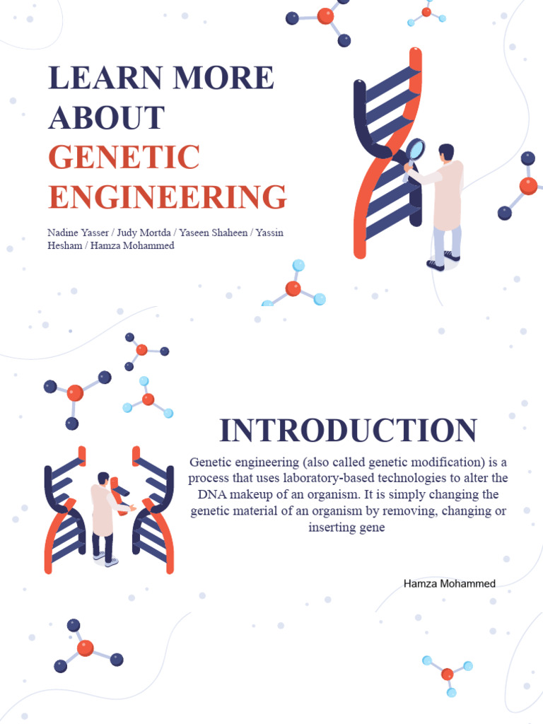 Learn More About Genetic Engineering by Slidesgo | PDF | Genetic ...