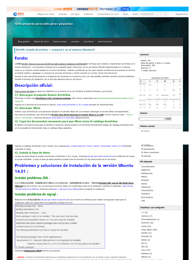 DICOM - Instale Dcm4chee + Oviyam2.1-h2z-Blogging en El Entorno ...