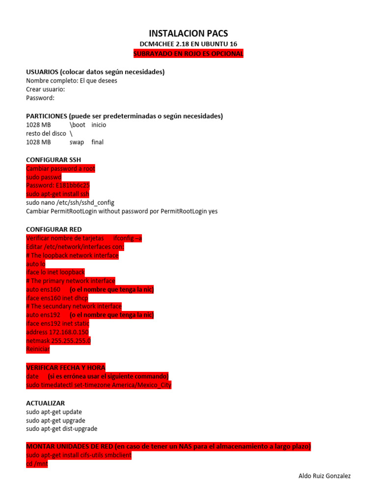Guía de Instalación DCM4CHEE en Ubuntu | PDF | Tecnología de sistema operativo | Informática