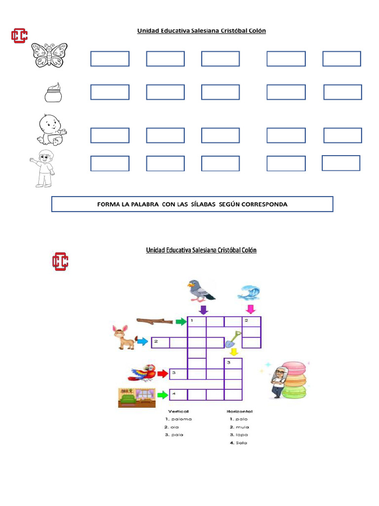 Actividades de La Letra C | PDF