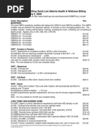 NEW Billing Cheat Sheet 2023 - Final | PDF | Palliative Care | Virus