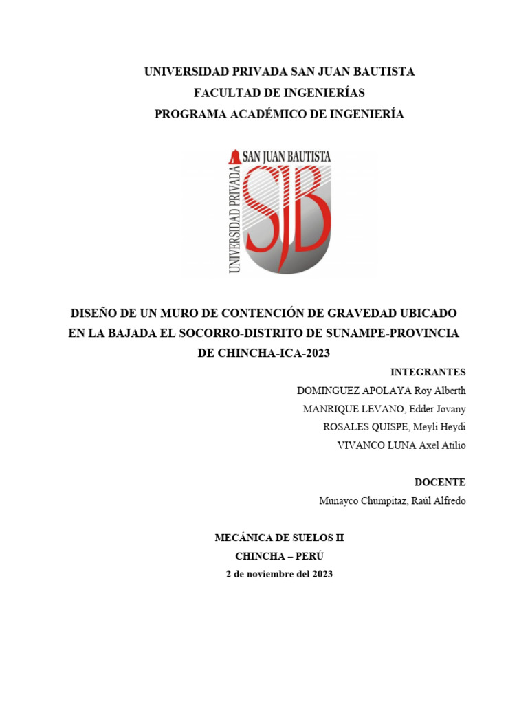 Suelos II Pc2 | PDF | Hormigón | Albañilería