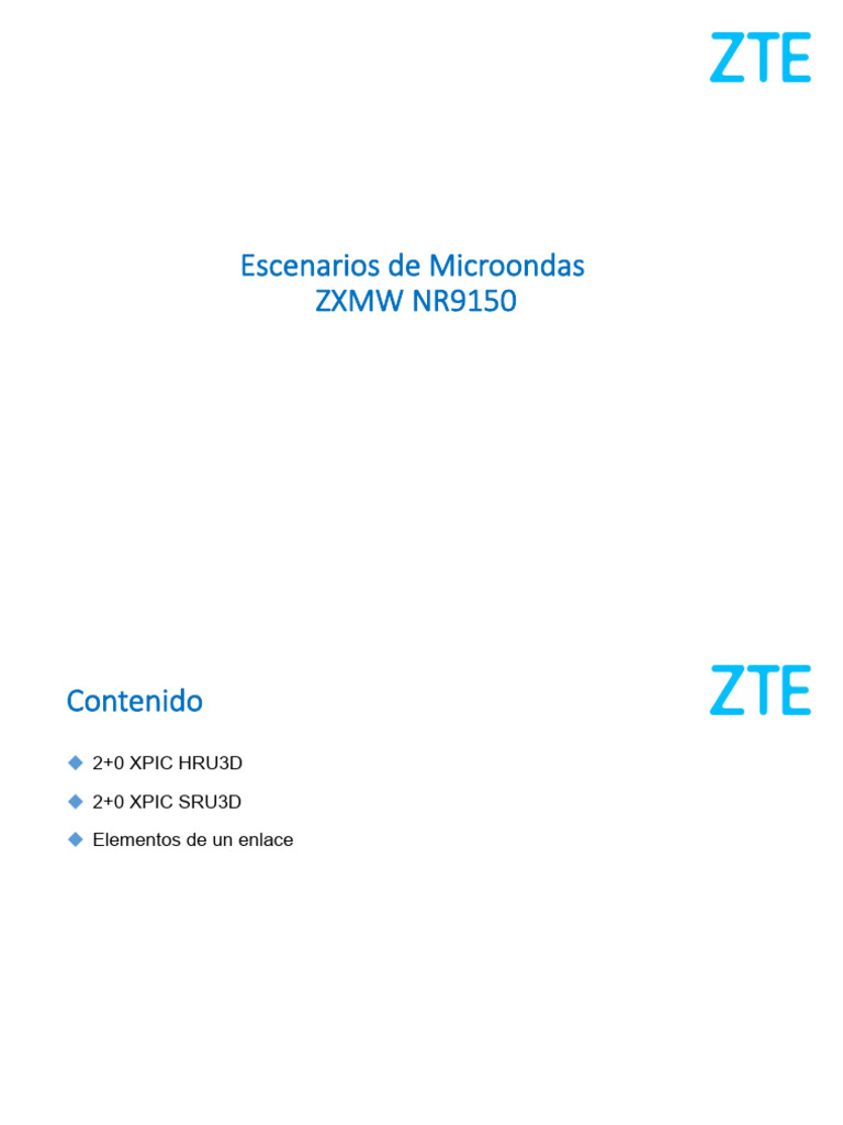 Elementos del ZXMW NR9150 en Microondas | PDF | Ciencia y matemáticas ...