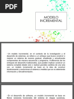 Modelo Incremental | PDF | Software | Ingeniería de software