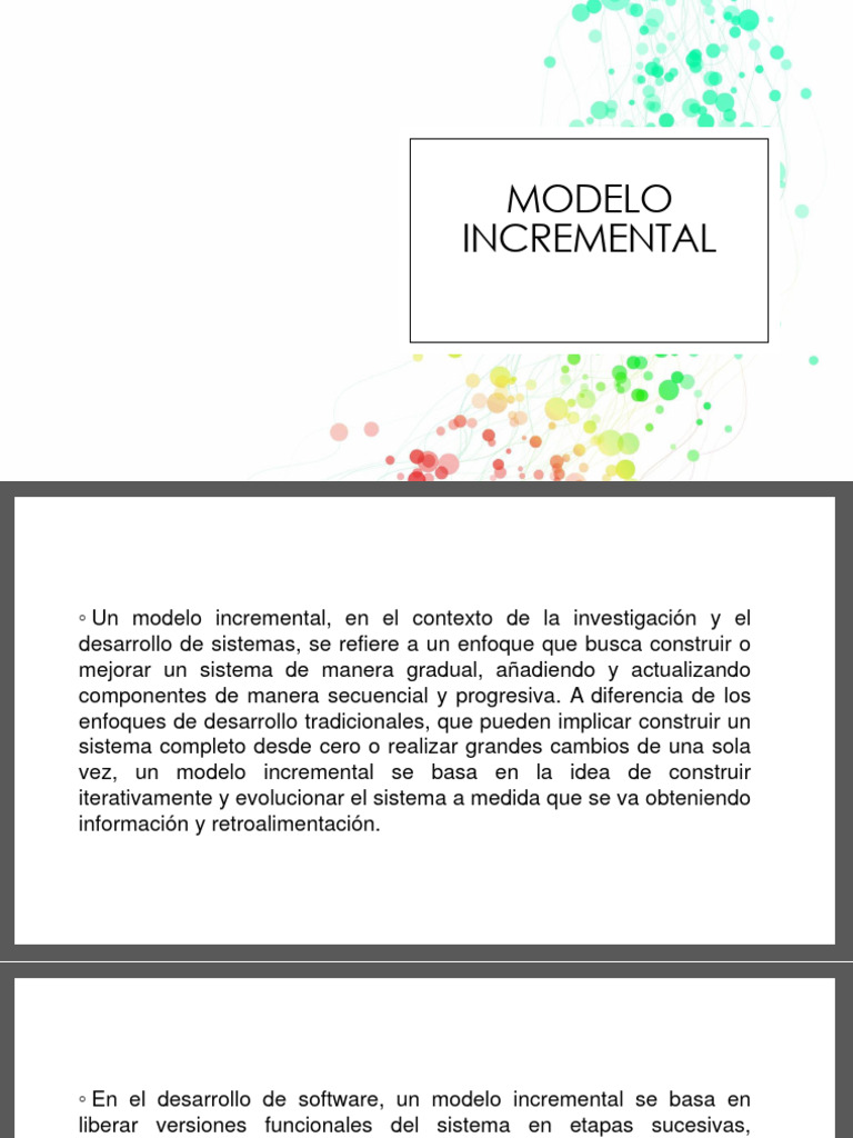Modelo Incremental | PDF | Software | Ingeniería de software
