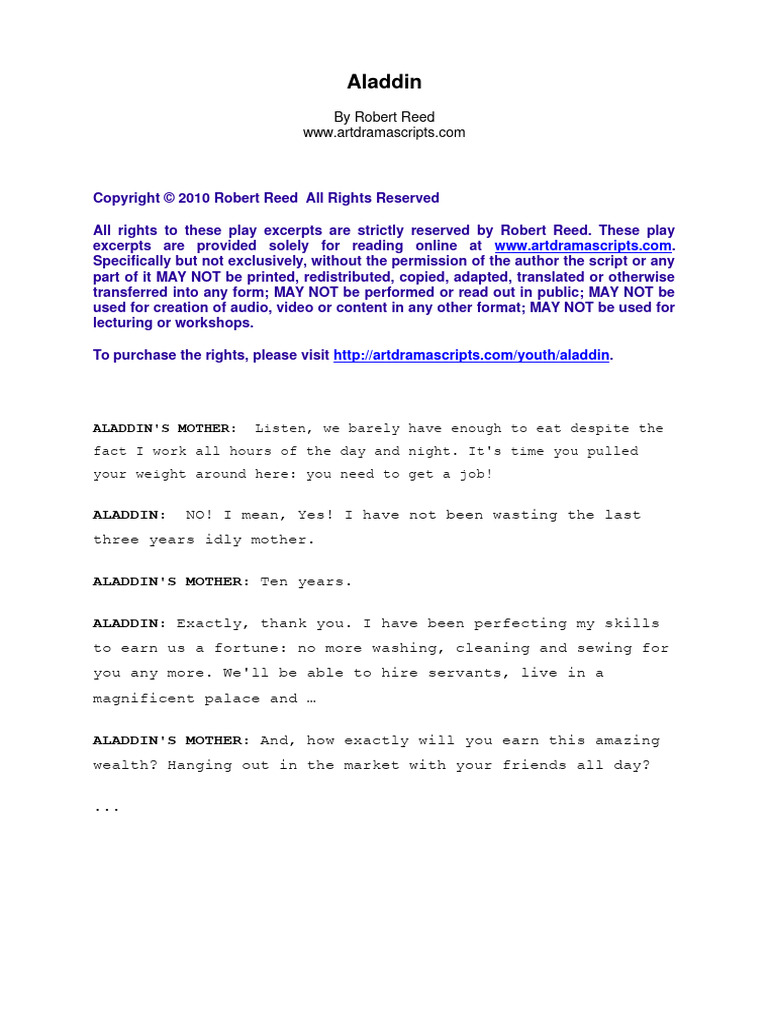 Aladdin E1 | PDF