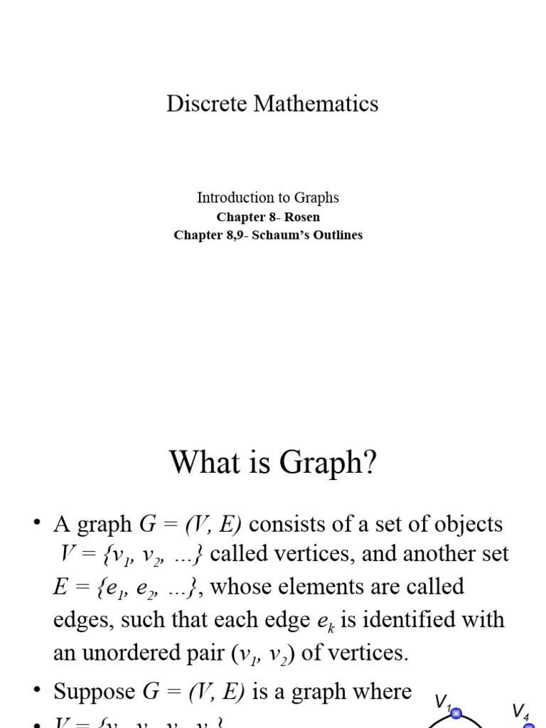 Pciu Final Graph Part 1 Pdf Vertex Graph Theory Graph Theory