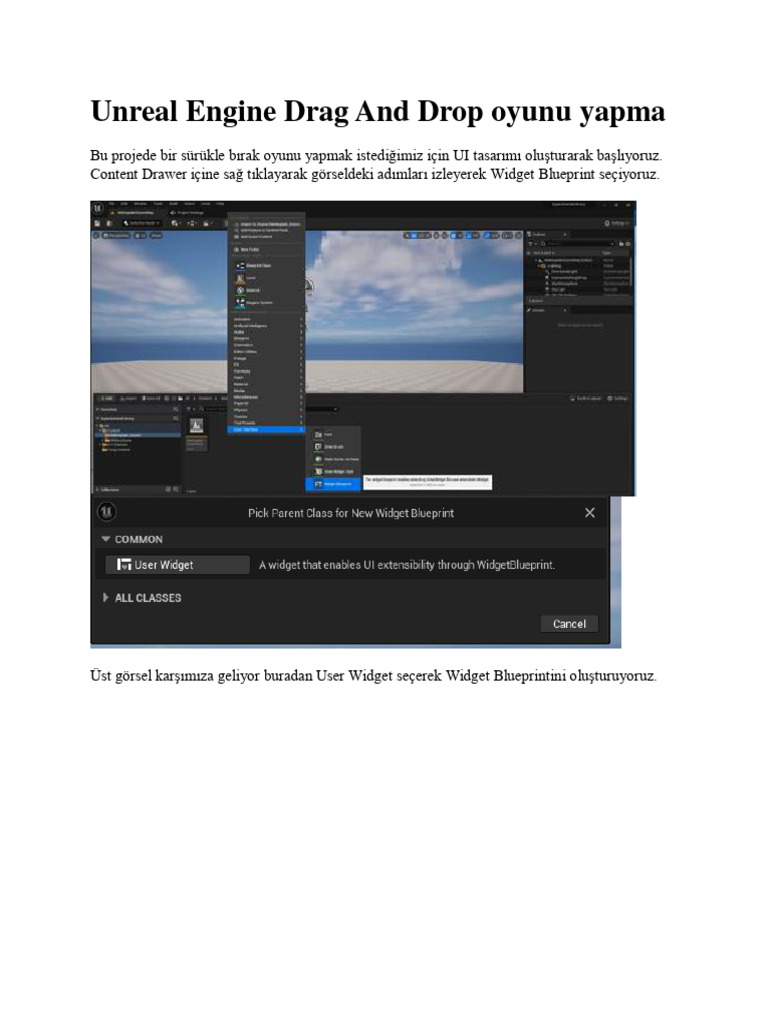 Unreal Engine Drag and Drop | PDF