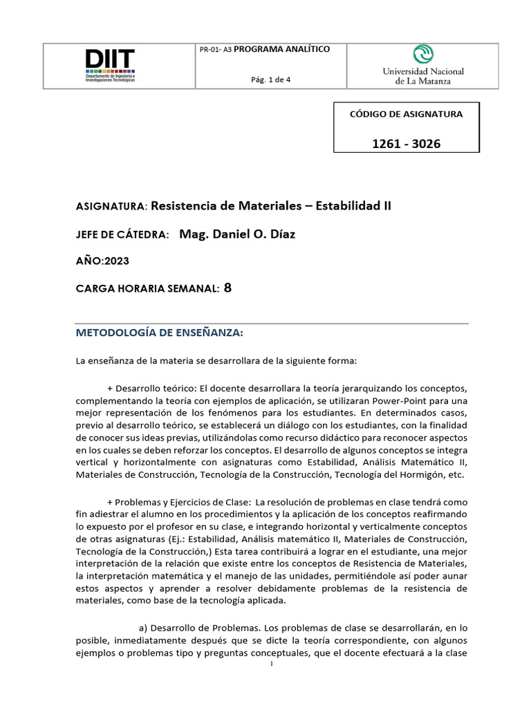 1261 - 3026 Condiciones de Cursada 2023-2C | PDF | Laboratorios | Maestros