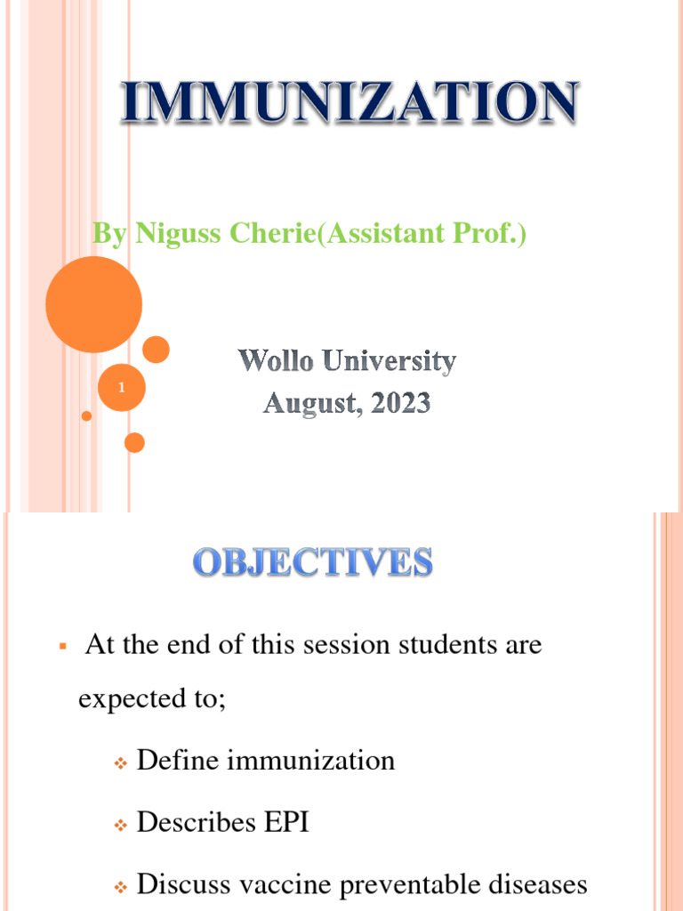 Immunization | PDF | Vaccines | Infection