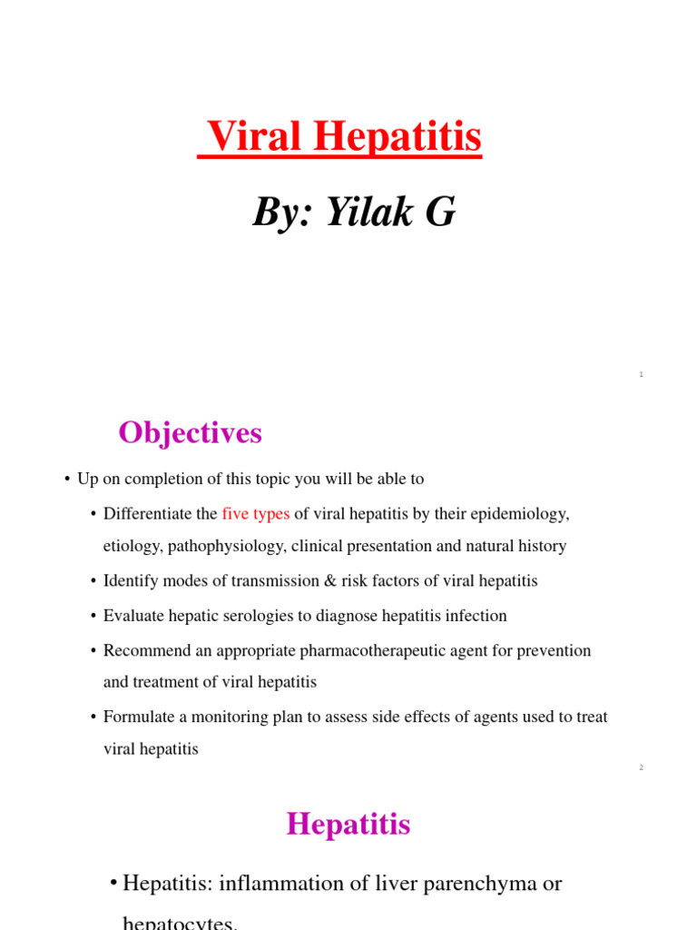 Viral Hepatitis Final PP | PDF | Hepatitis | Hepatitis B