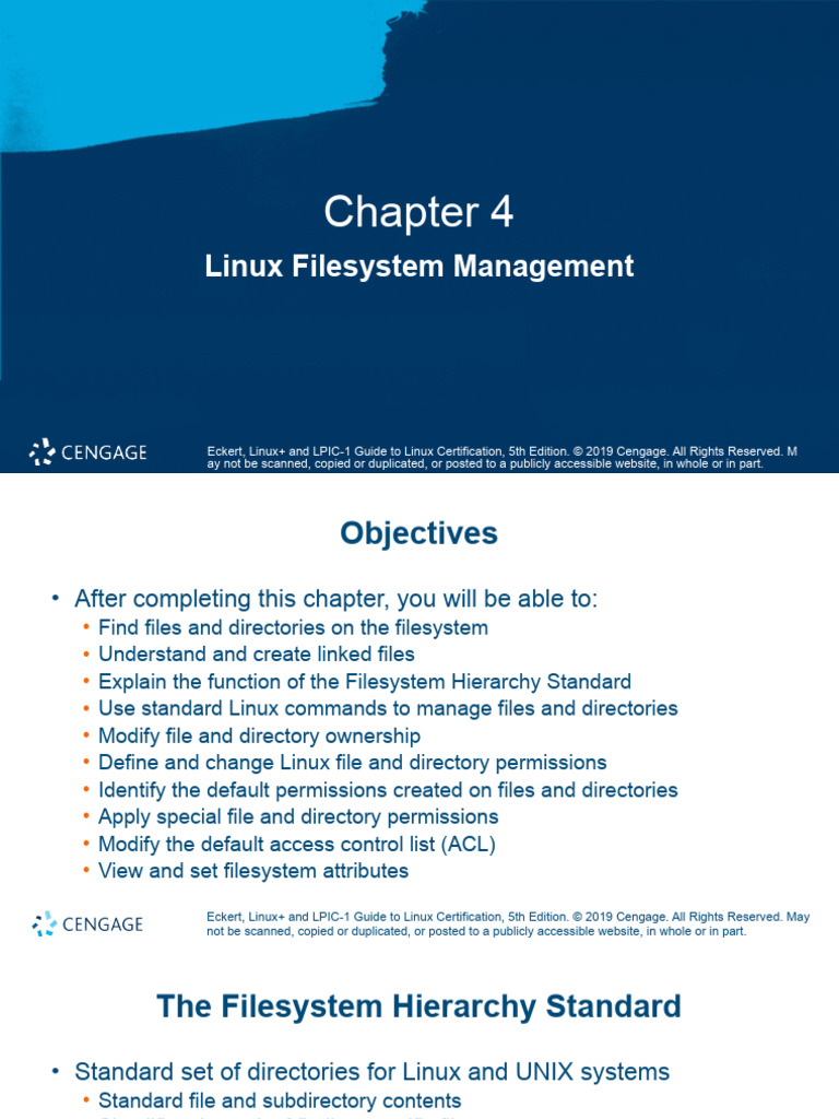 Eckert5e ch04 | PDF | Computer File | File System