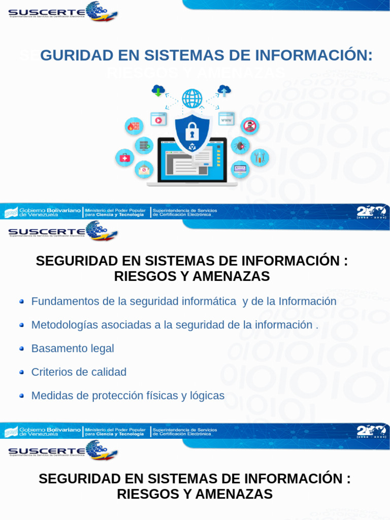 SEGURIDAD EN SISTEMAS DE INFORMACION RIESGOS Y AMENAZAS | PDF | Seguridad de información | La ...