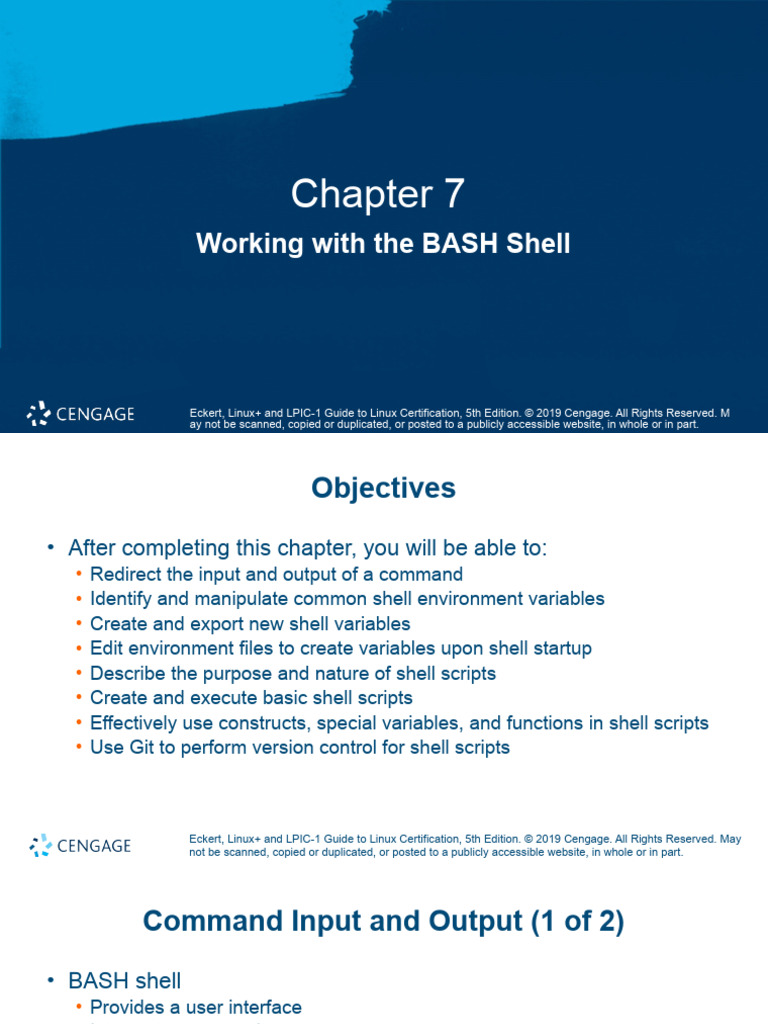 Eckert5e ch07 | PDF | Shell (Computing) | Computer Programming