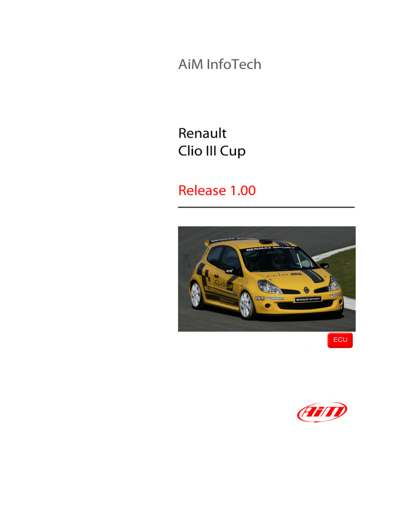 Renault Clio III Cup Eng 100 | PDF | Brake | Mechanical Engineering