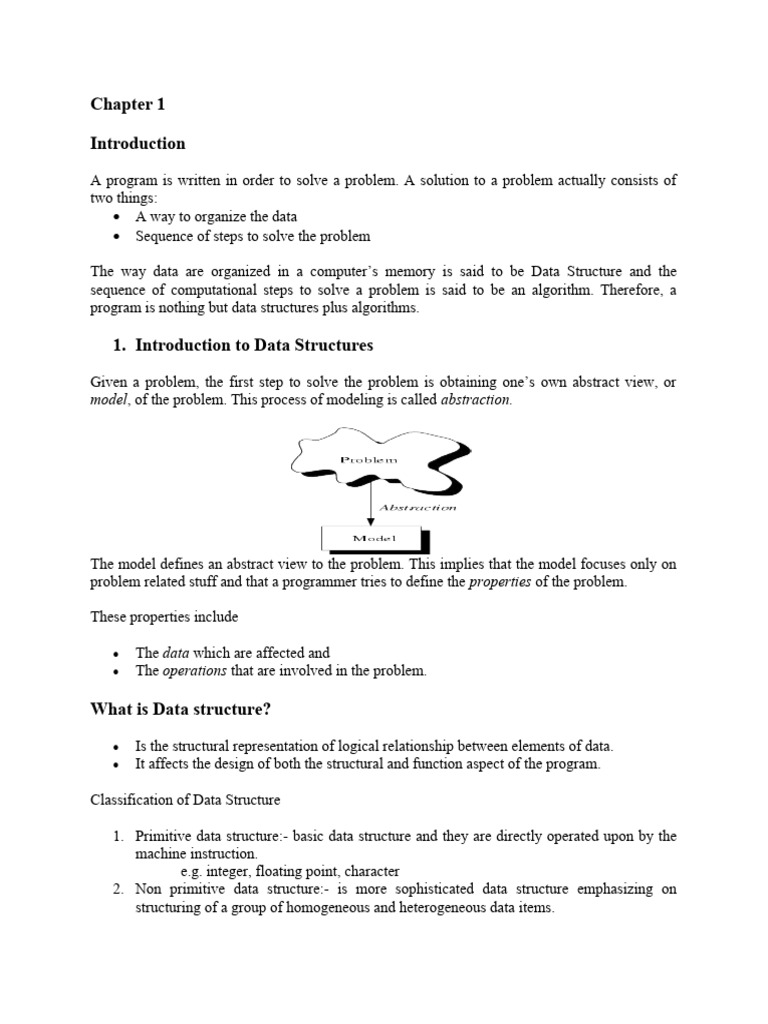 Algorithm Chapter 1 (Algorithm Analysis) | PDF | Algorithms | Data Type Algorithm Chapter 1 (Algorithm Analysis) | PDF | Algorithms | Data Type