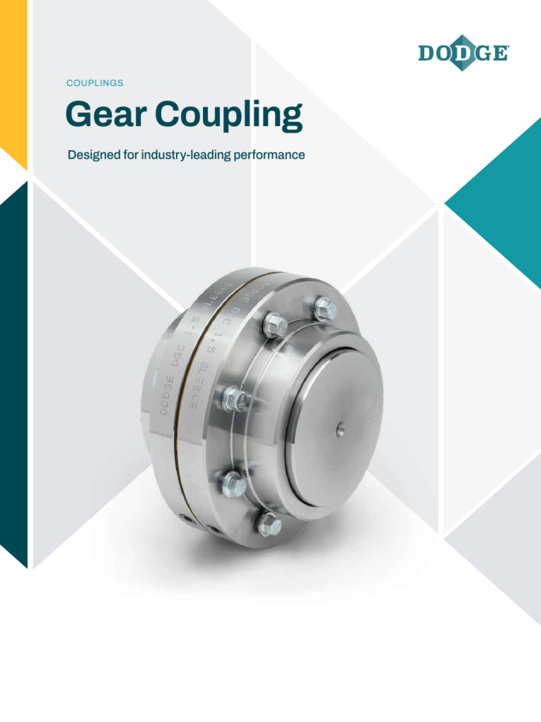 Dodge Coupling | PDF | Mechanical Engineering | Manufactured Goods
