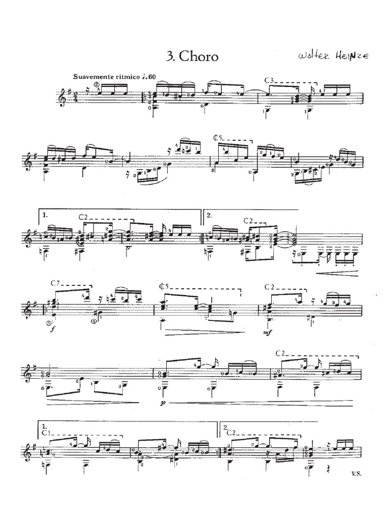 Choro - Walter Heinze | PDF