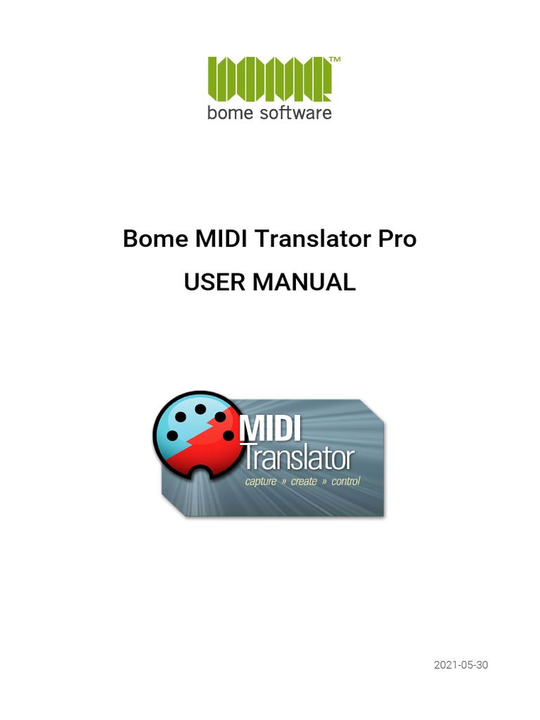 Miditranslator Manual | PDF | Icon (Computing) | Input/Output