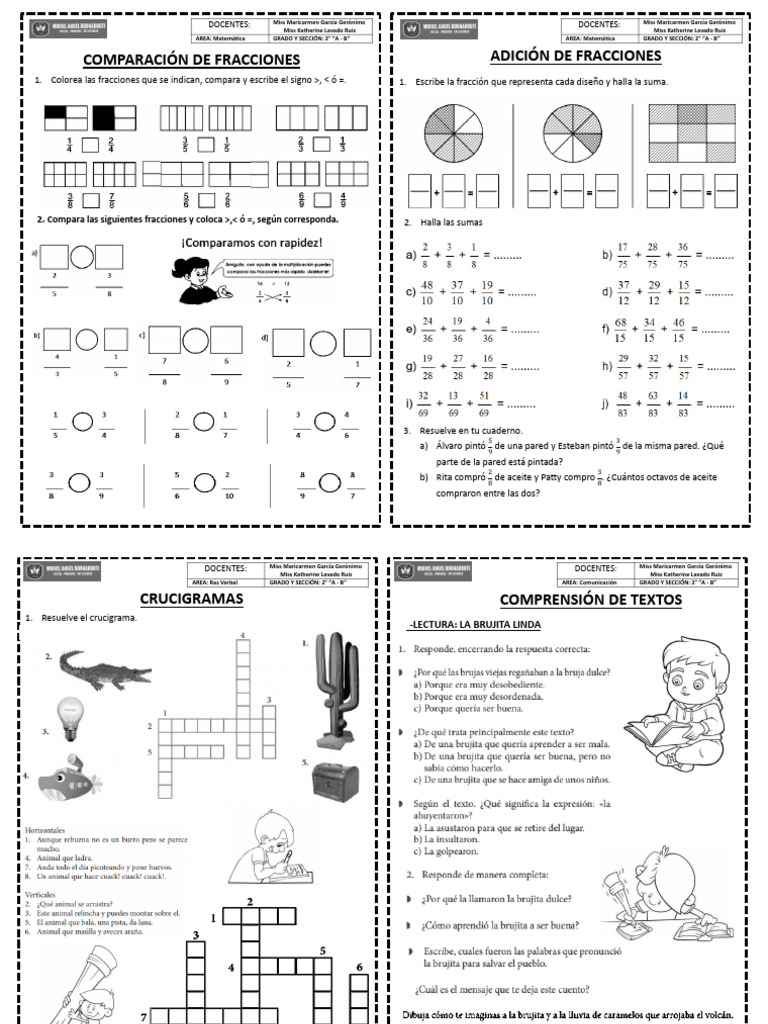 Actividades Matemáticas 2° Grado A-B | PDF | Matemáticas