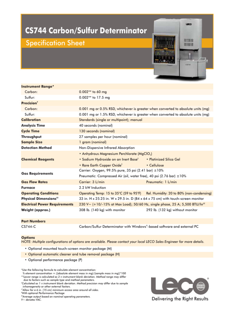 CS744 Hoja Especificaciones | PDF | Infrared | Magnesium