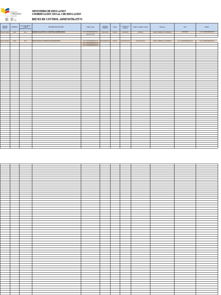 Matriz Levantamiento de Informacion(3) | PDF | Trabajo de oficina | Equipo de oficina