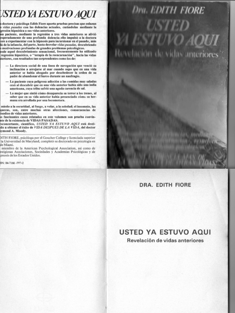 Edith Fiore Usted Ya Estuvo Aqui | PDF | Hipnosis | Experiencia