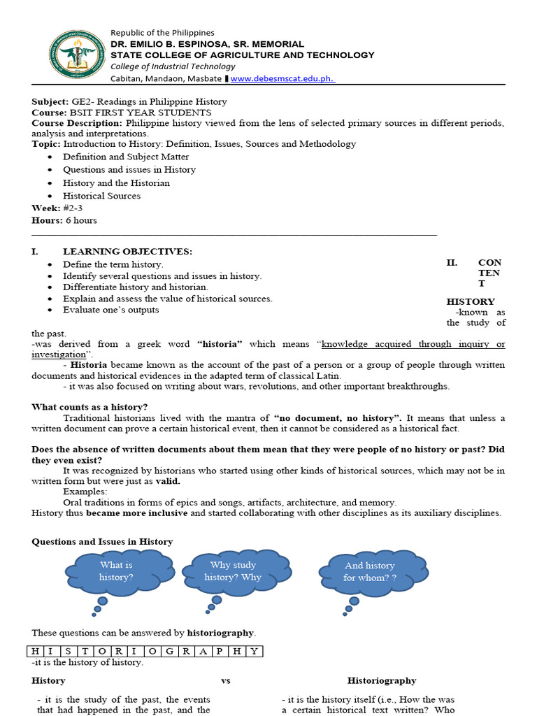 Module 2 WEEK 2 3 | PDF | Historian | Primary Sources