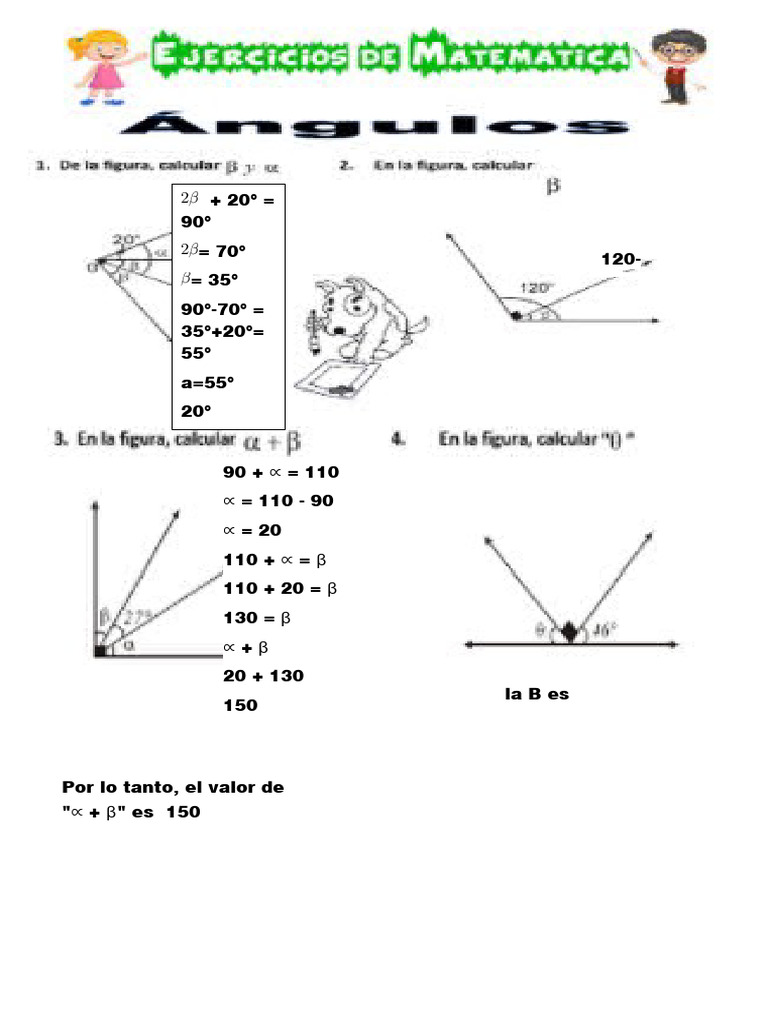 Actividades De Angulos Para Quinto De Primaria Descargar Gratis Pdf