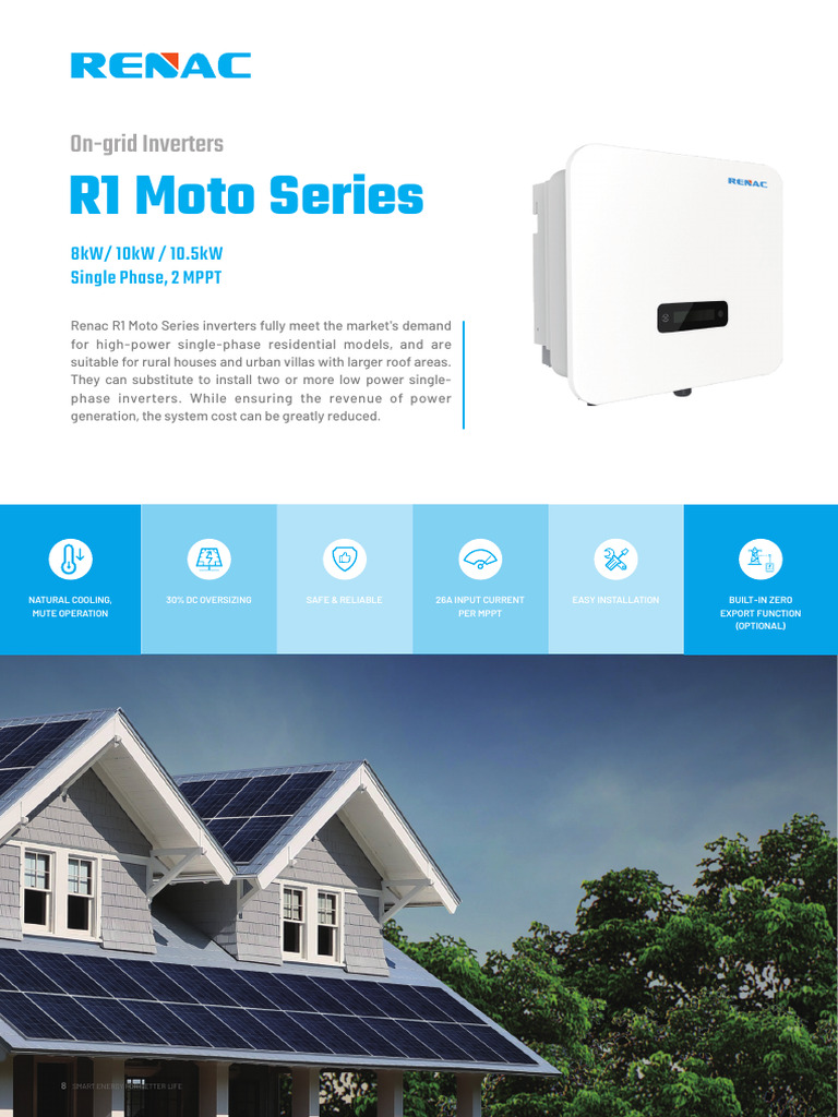 Reno 8K Datasheet | PDF | Power Inverter | Alternating Current