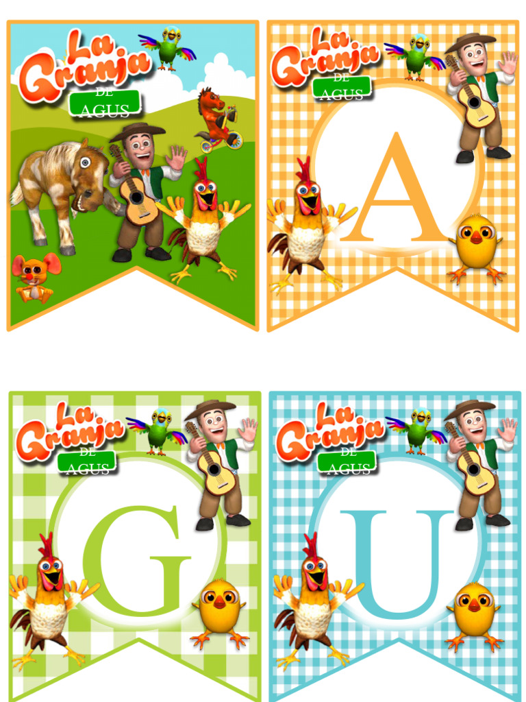 Banderines Editables | PDF