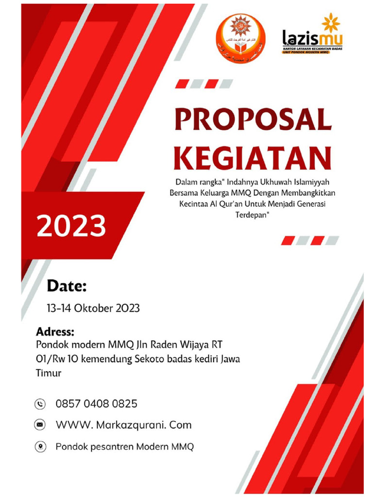 Proposal Rihlah Fix | PDF