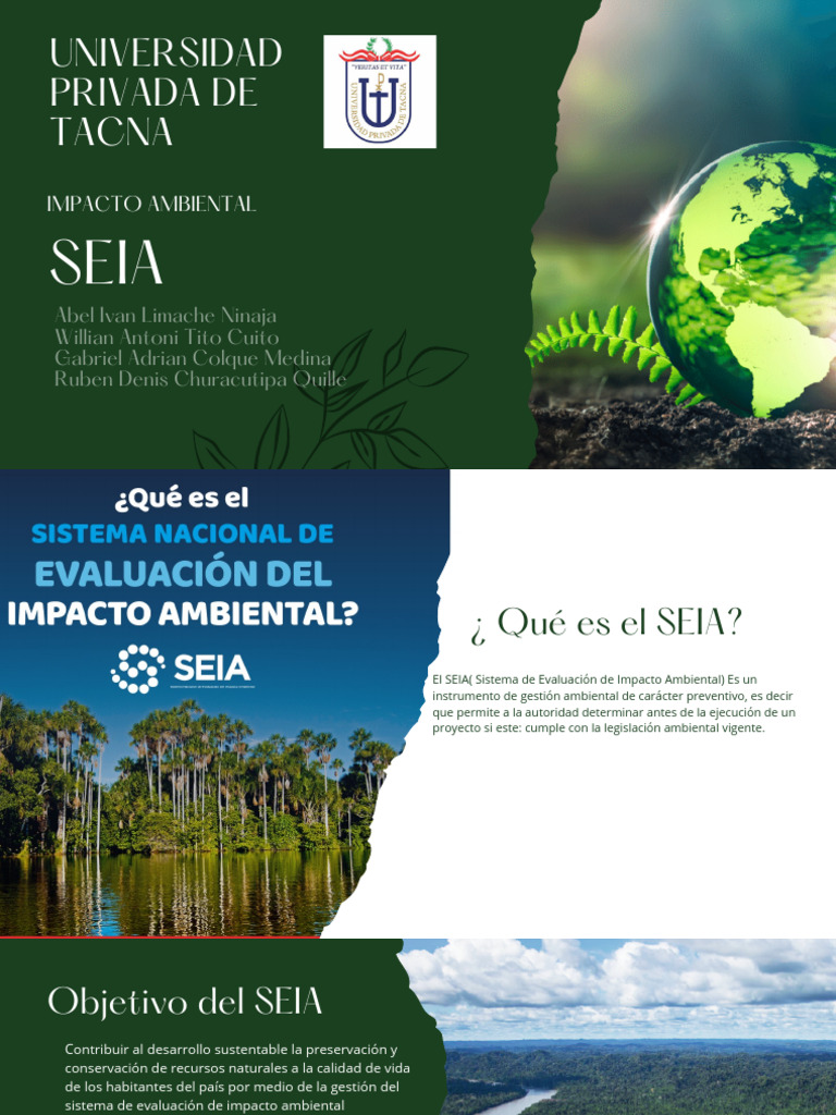 SEIA Perú: Evaluación de Impacto Ambiental | PDF | Evaluación de ...