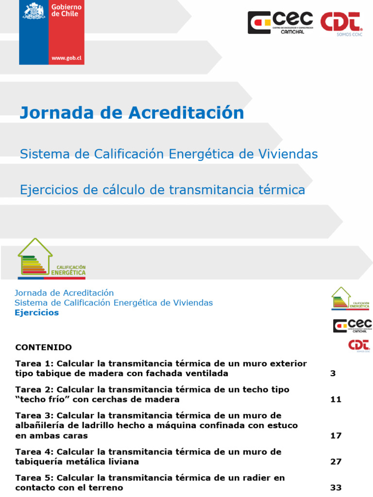 0_Cálculo de transmitancia térmica | PDF | Aislamiento térmico | edificio