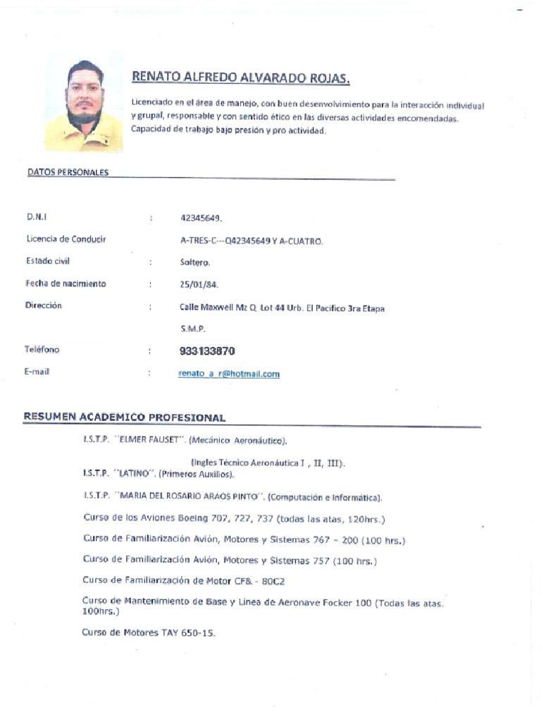 CV - Renato | PDF | Gobierno